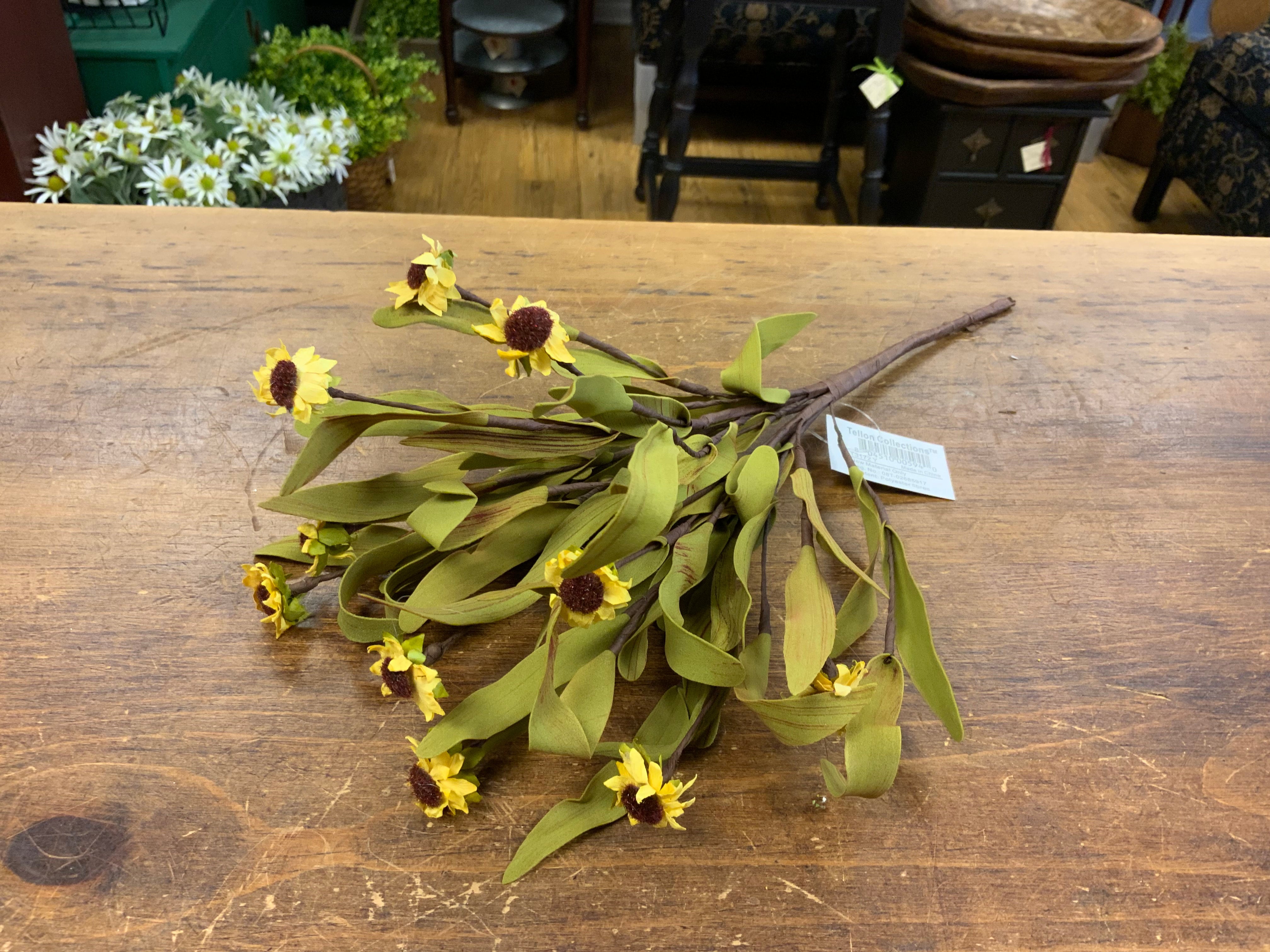 14” Mini Sunflower Bush | Grandma’s Attic, Ltd.