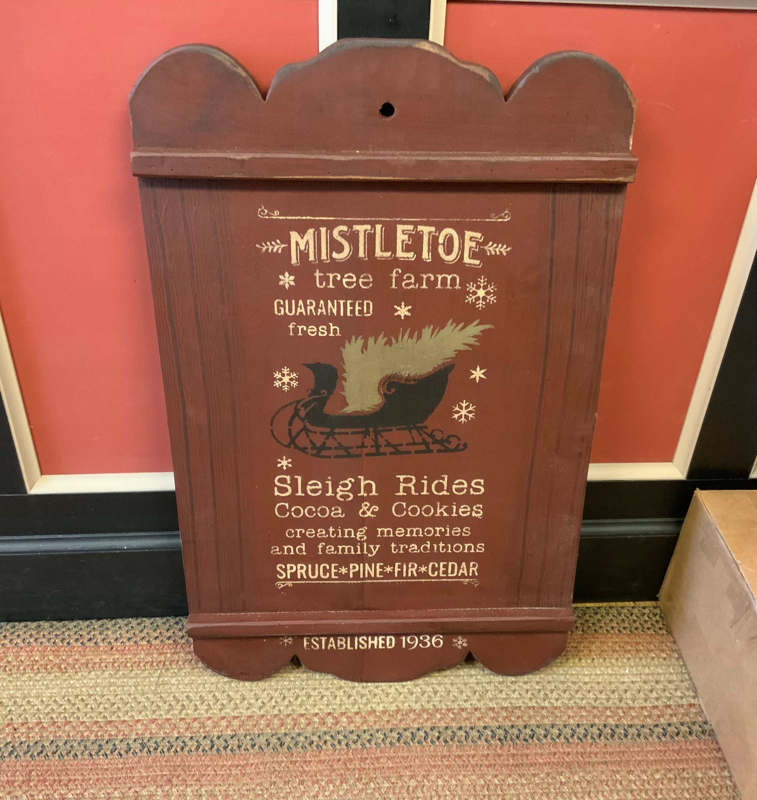 Mistletoe Tree Farm Tavern Sign | Grandma’s Attic, Ltd.